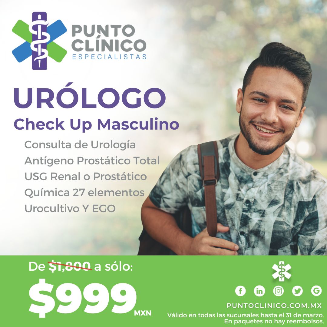 Check up Masculino | Punto Clínico Especialistas