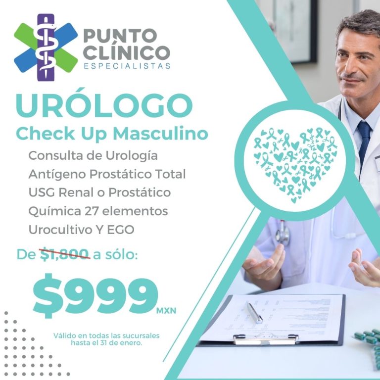 Check up Masculino | Punto Clínico Especialistas