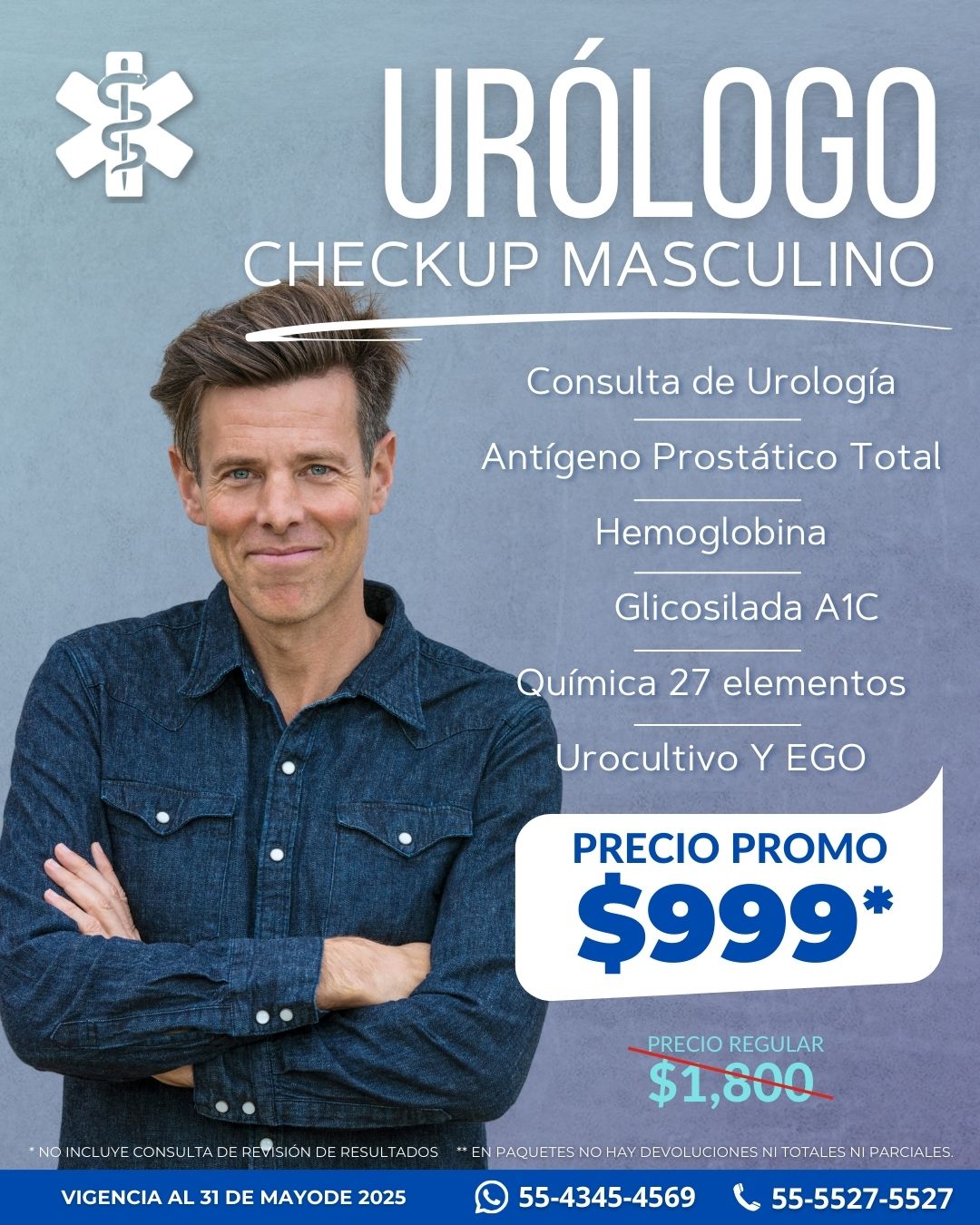 Check up Masculino | Punto Clínico Especialistas
