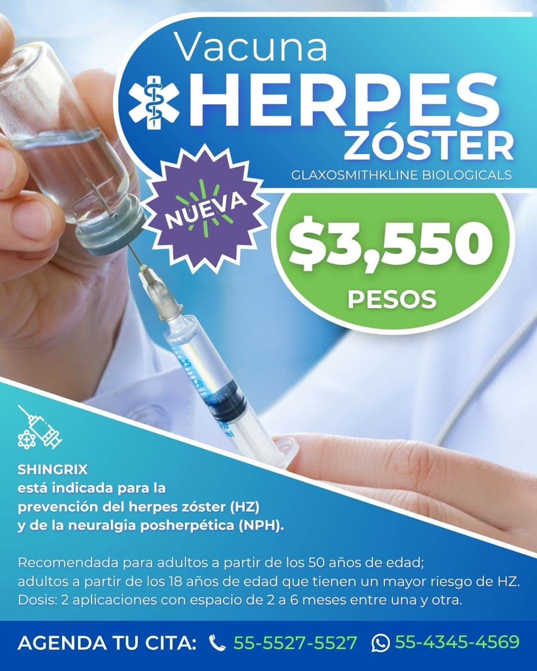 Vacuna Herpes Zóster | Punto Clínico Especialistas