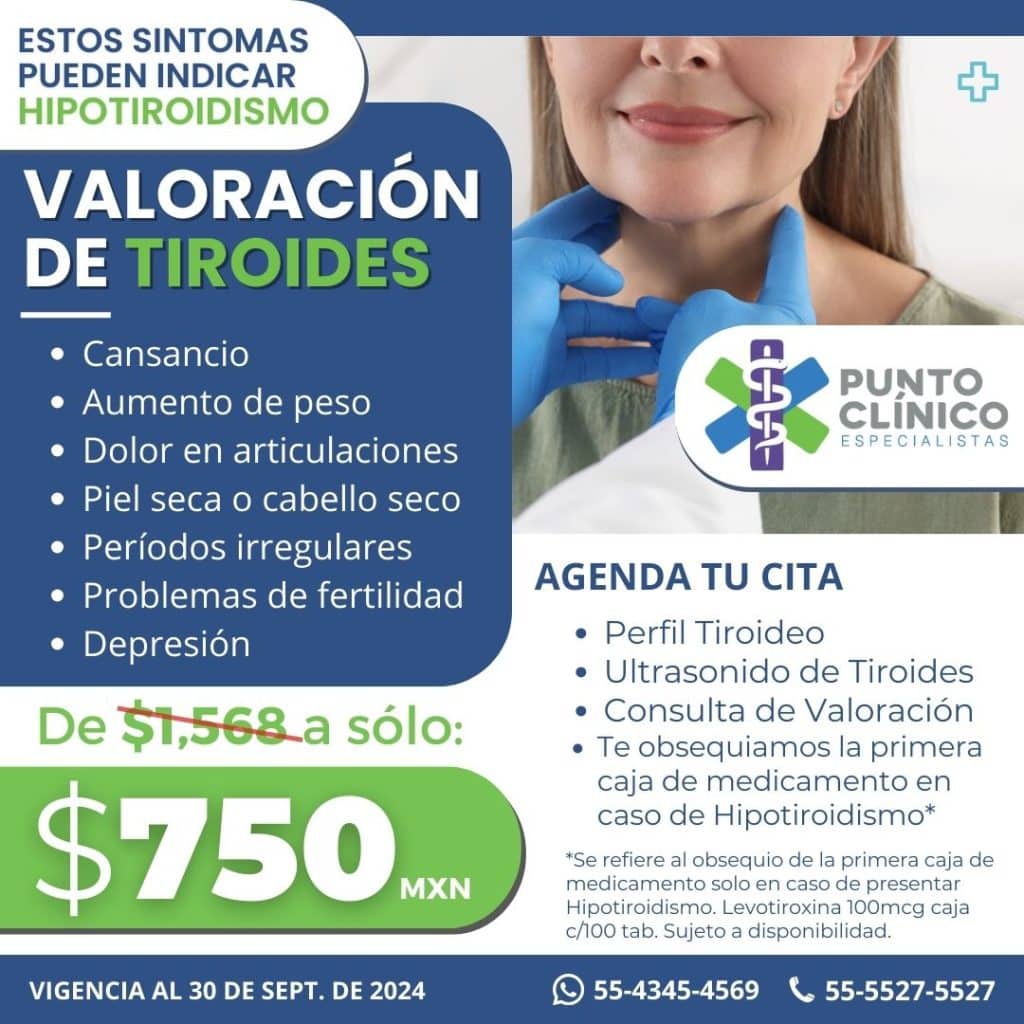 Valoración de Tiroides | Punto Clínico Especialistas